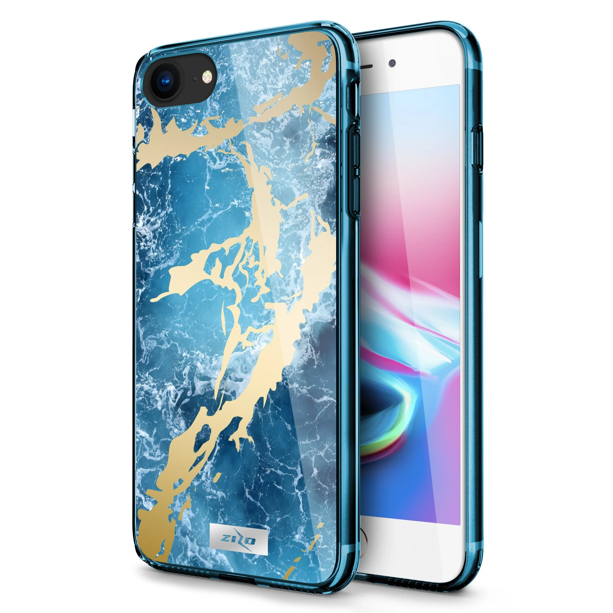 ZIZO REFINE Series Case for iPhone SE (3rd and 2nd gen)/8/7 - Oceanic ...